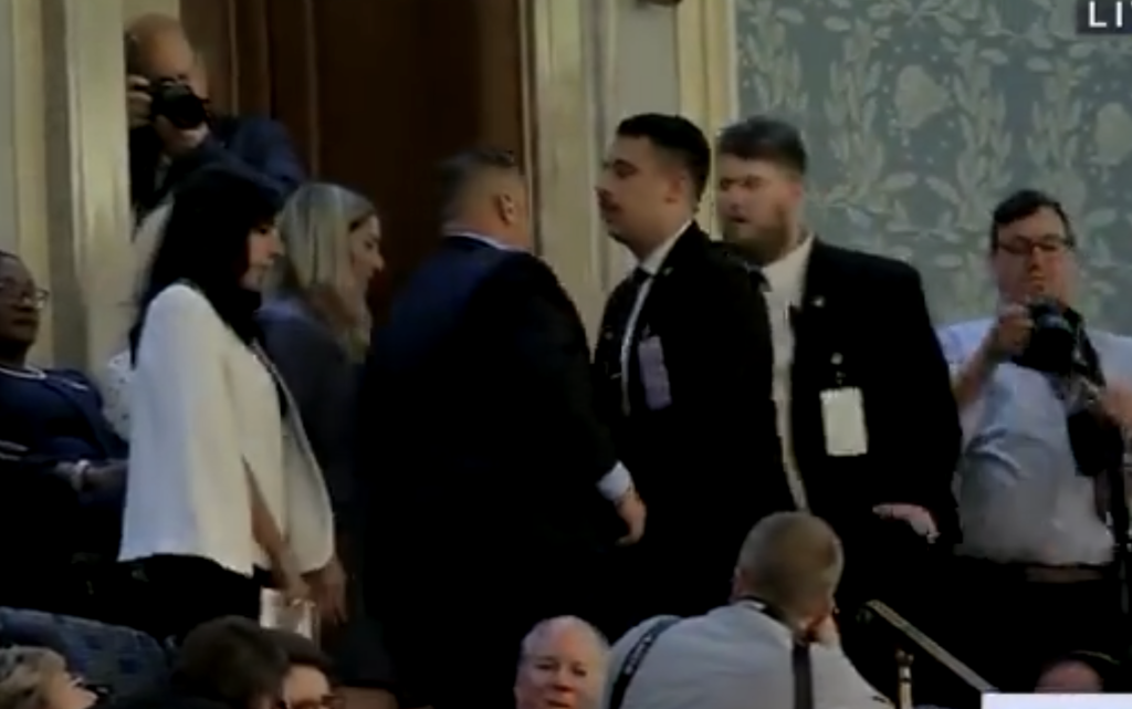 Gold Star Father Escorted Out Of Biden State Of The Union (Video)